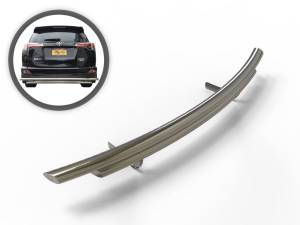 Vanguard Off-Road Stainless Steel Double Layer Rear Bumper Guard VGRBG ...