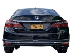 Vanguard Off-Road Black Powdercoat Double Layer Rear Bumper Guard VGRBG ...