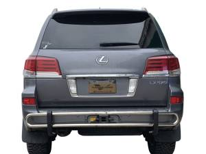 Vanguard Off-Road Stainless Steel Double Tube Rear Bumper Guard VGRBG ...