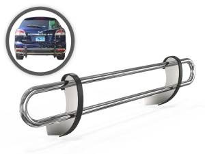 Vanguard Off-Road Stainless Steel Double Tube Rear Bumper Guard VGRBG ...