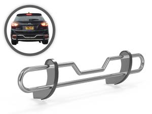 Vanguard Off-Road Stainless Steel Double Tube Rear Bumper Guard VGRBG ...