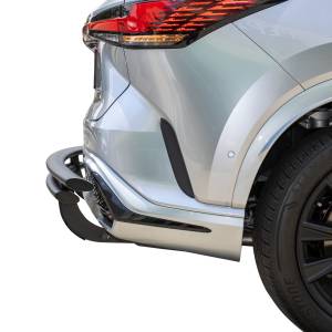 Vanguard Off-Road Black Powdercoat Double Layer Rear Bumper Guard VGRBG ...