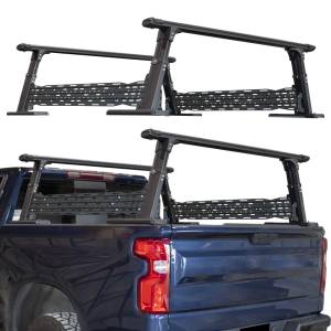 Vanguard Off-Road Black Powdercoat Craftsmen Extendable Bed Rack VGBR ...
